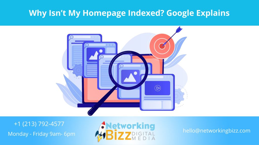 Why Isn’t My Homepage Indexed? Google Explains - Portland